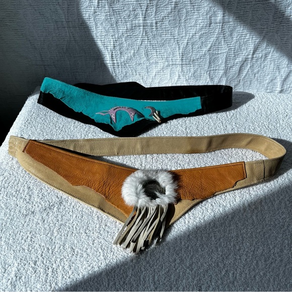 Vintage | Accessories | Vintage Art Belts 988 D Orndorff Leather ...